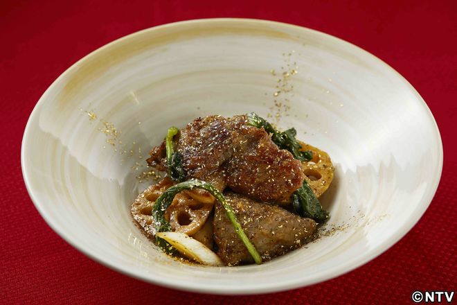 おでかけMOCOin金沢 能登牛と加賀野菜のブラックペッパー＆ゴールド炒め｜MOCO'Sキッチン｜ZIP!｜日本テレビ